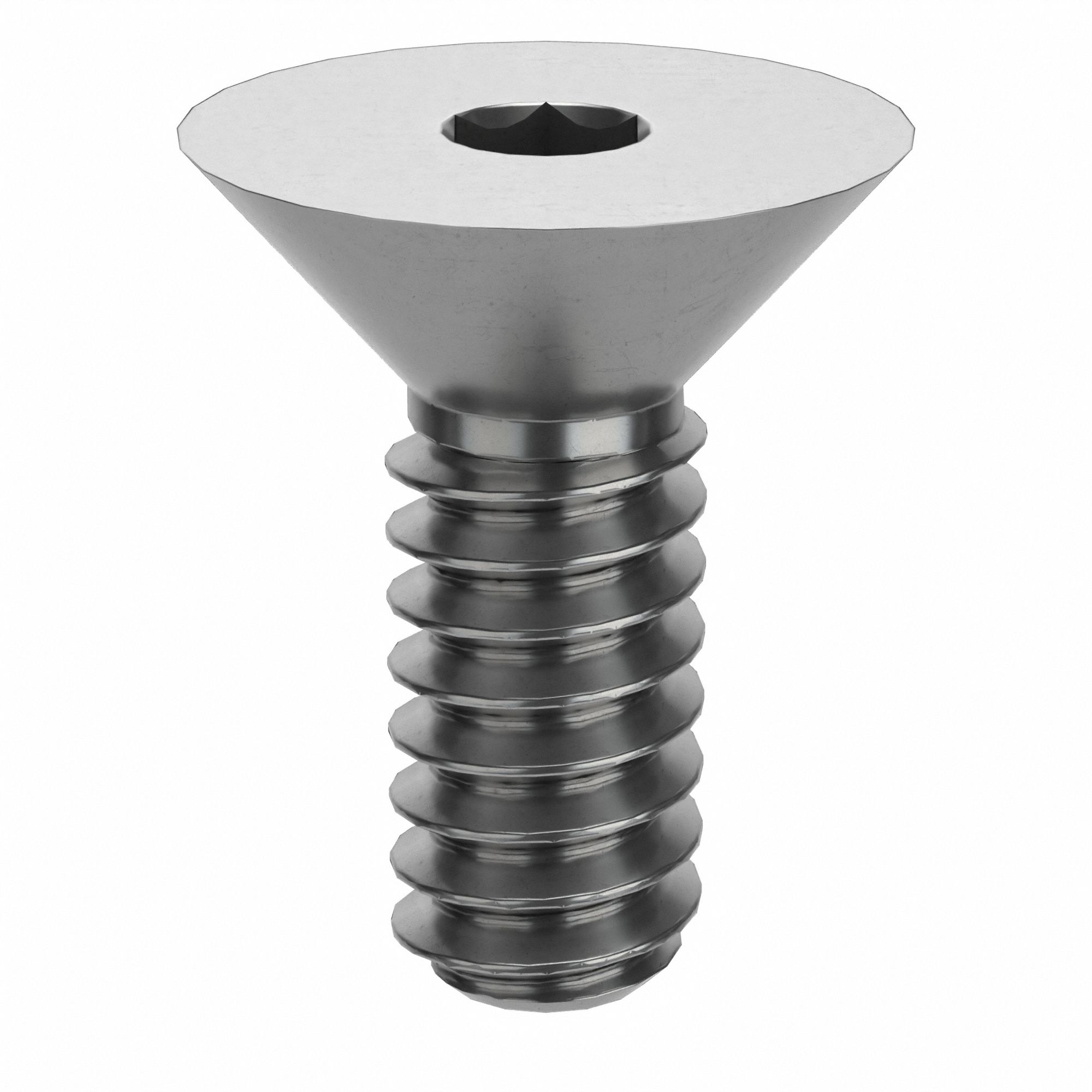#4-40 Thread Size, 5/16 in Lg, Socket Flat Head Screw - 42KJ58|B51060 ...
