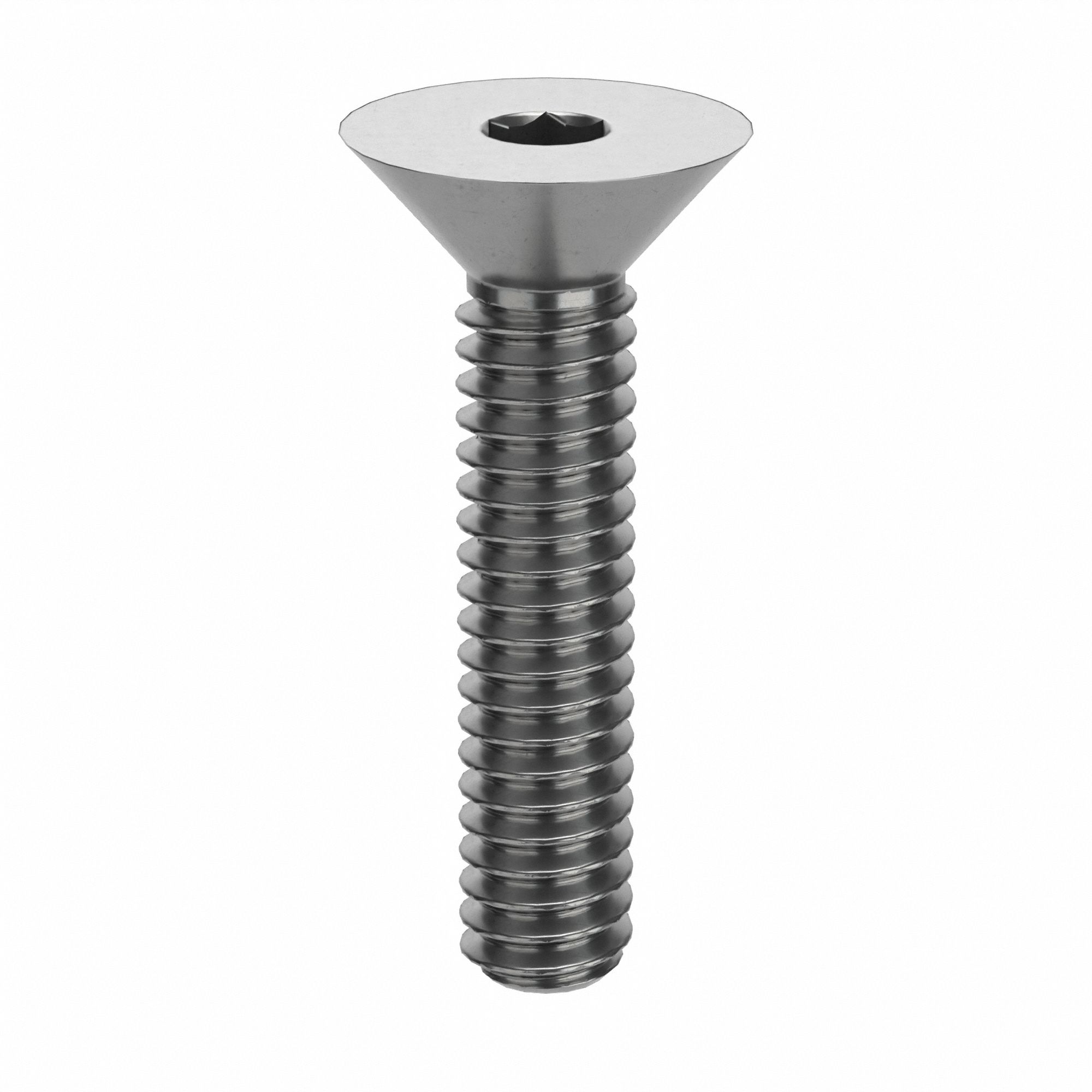 #5-40 Thread Size, 5/8 in Lg, Socket Flat Head Screw - 42KJ69|B51060 ...