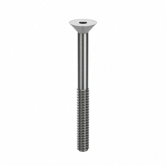 #6-32 Thread Size, 1 1/2 in Lg, Socket Flat Head Screw - 42KJ82|B51060 ...
