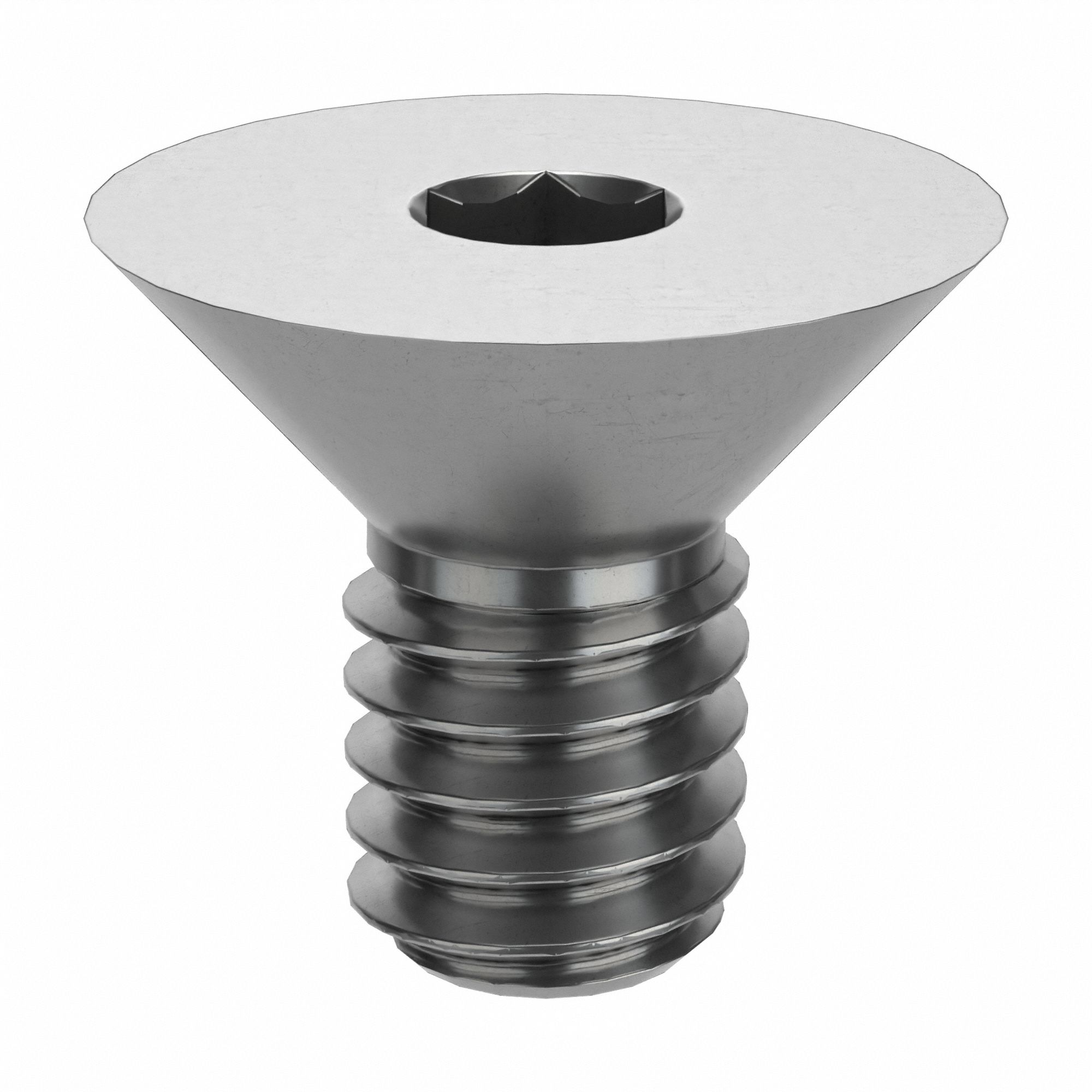 #8-32 Thread Size, 5/16 in Lg, Socket Flat Head Screw - 42KJ84|B51060 ...