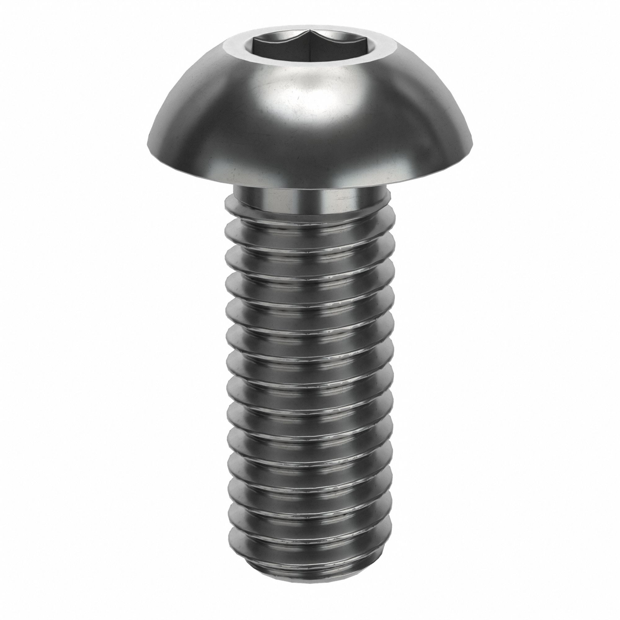 #10-32 Thread Size, 1/2 in Lg, Socket Head Cap Screw - 42KL06|B51130 ...