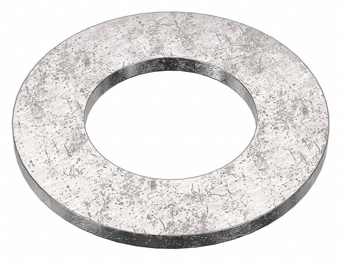 18-8, Stainless Steel, Flat Washer - 42KL44|B51205.137.0001 - Grainger