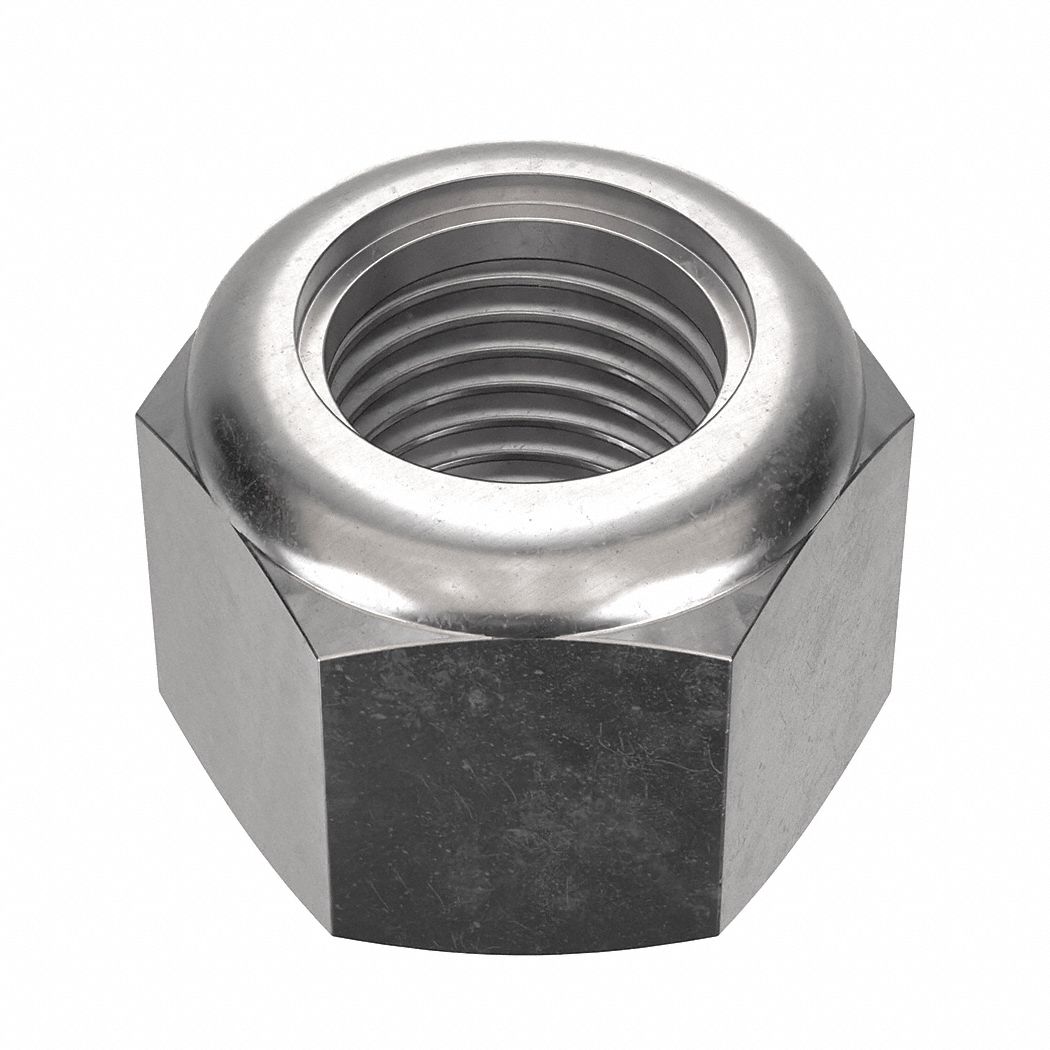 Nylon Insert, Std Hex, Lock Nut - 3PDH1|U51411.037.0002 - Grainger
