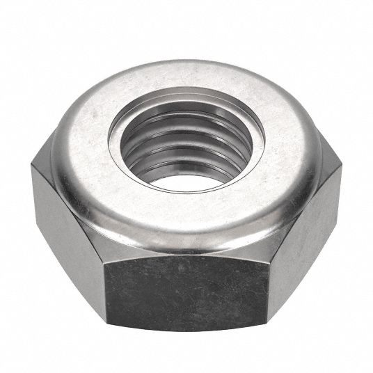 Nylon Insert, Jam Hex, Lock Nut - 42KM54|B51422.025.0002 - Grainger