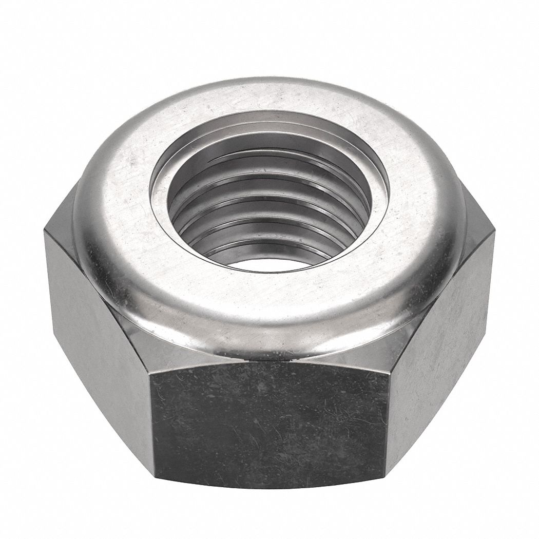 Nylon Insert, Heavy Jam, Lock Nut - 42KN77|B51705.075.0001 - Grainger