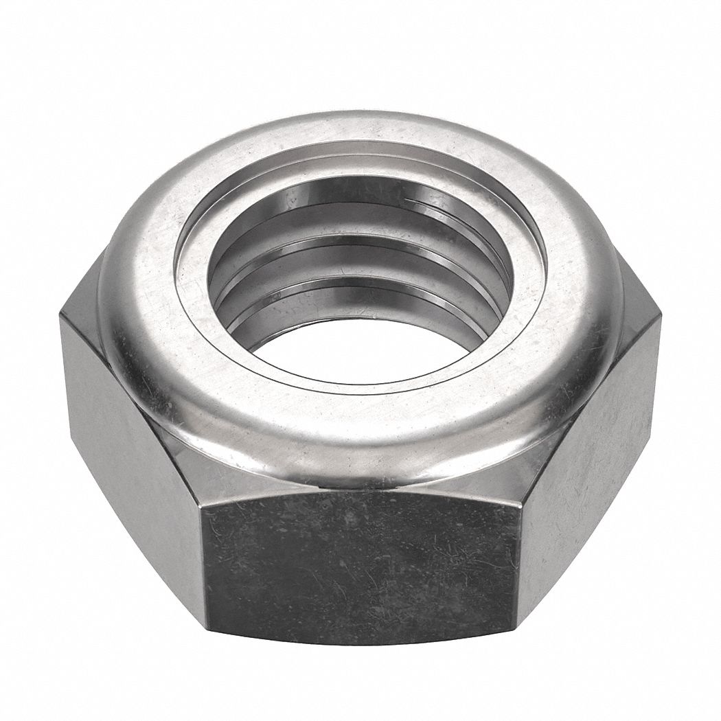 Nylon Insert, Jam Hex, Lock Nut - 42KN99|B51730.043.0001 - Grainger