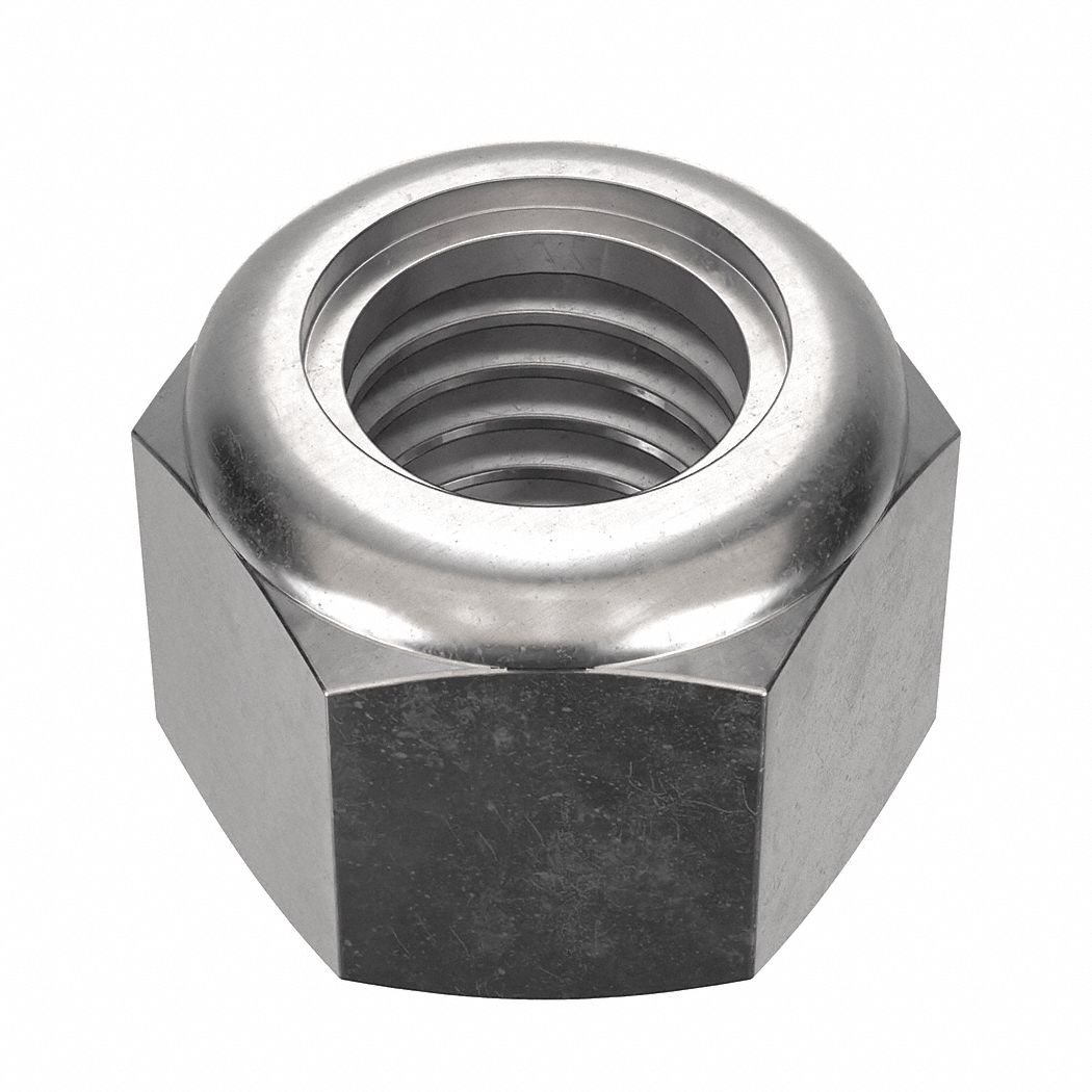 Nylon Insert, Std Hex, Lock Nut - 42KP17|B51738.050.0001 - Grainger