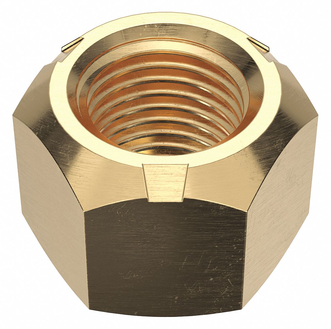 Top Lock Distorted Thread, 3/8"-24 Thread Size, Lock Nut - 42KP40 ...