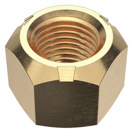 Top Lock Distorted Thread, 3/8"-24 Thread Size, Lock Nut - 42KP40 ...