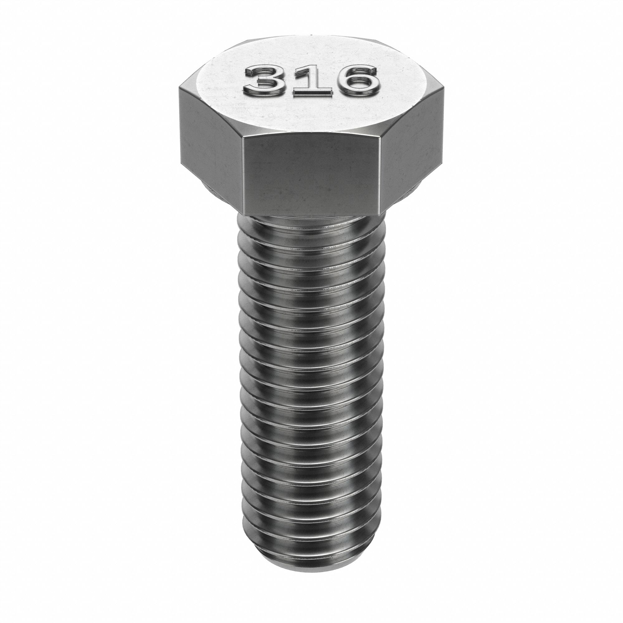 APPROVED VENDOR Tornillo de Cabeza de Dado Hexagonal 7/16"-14 316 Longitud de 1-1/2" , Acabado ...