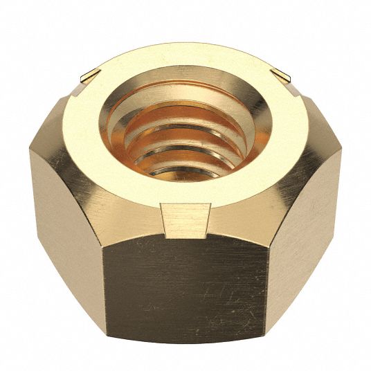 Top Lock Distorted Thread, 1/4"-20 Thread Size, Lock Nut - 42KW22 ...