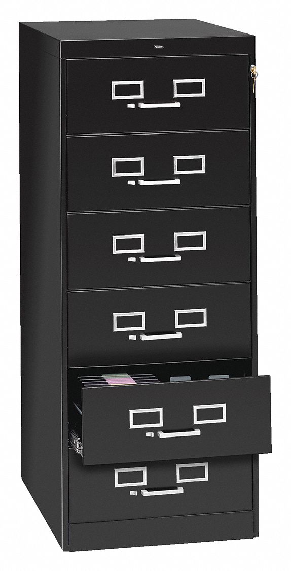 Drawer Card File,21inWx28in. Dx52-3/8inH - Grainger