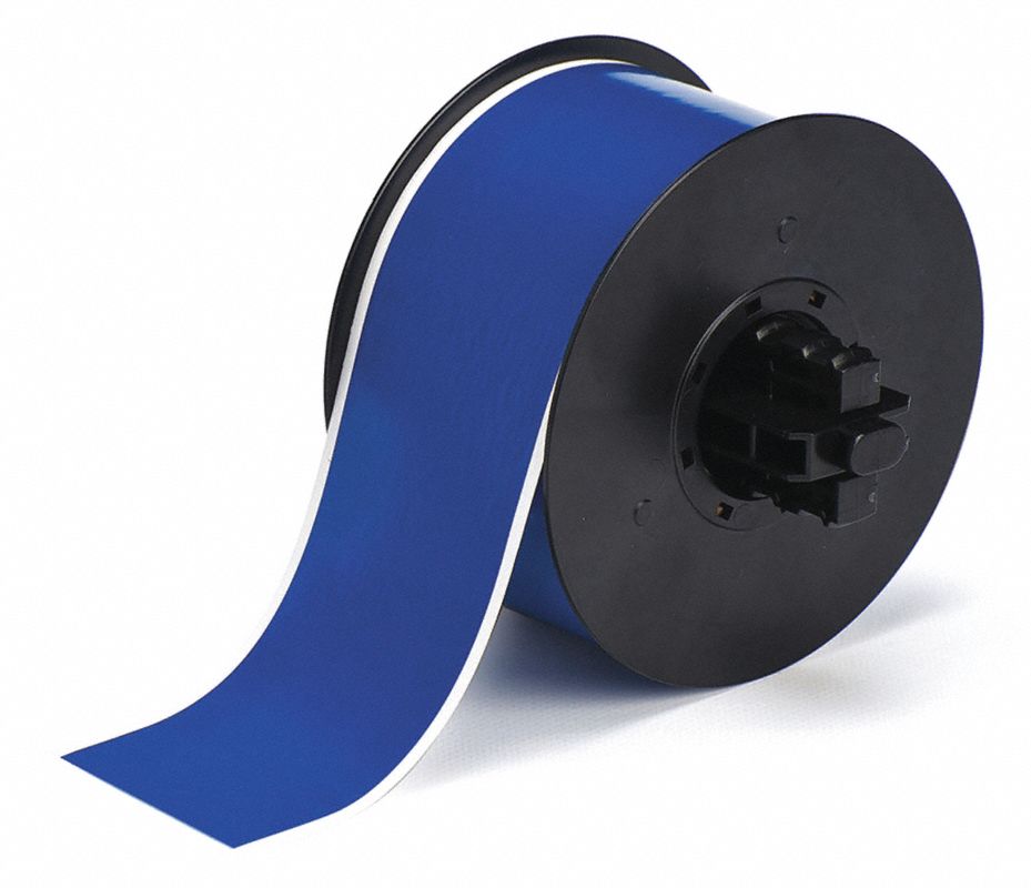 BRADY Cinta,Azul,Vinilo,100 pies,4pulg. An - 42NC51 | B30C-4000-595-BL ...