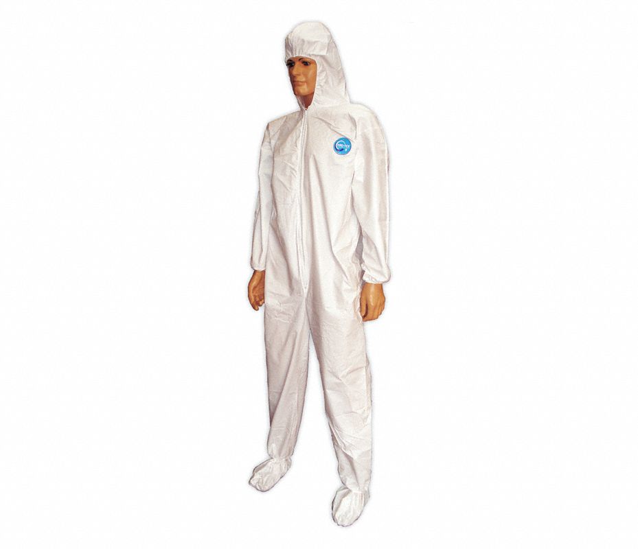 PROTEX Overol Desechable 52% Polipropileno/48% Polietileno Blanco Talla ...