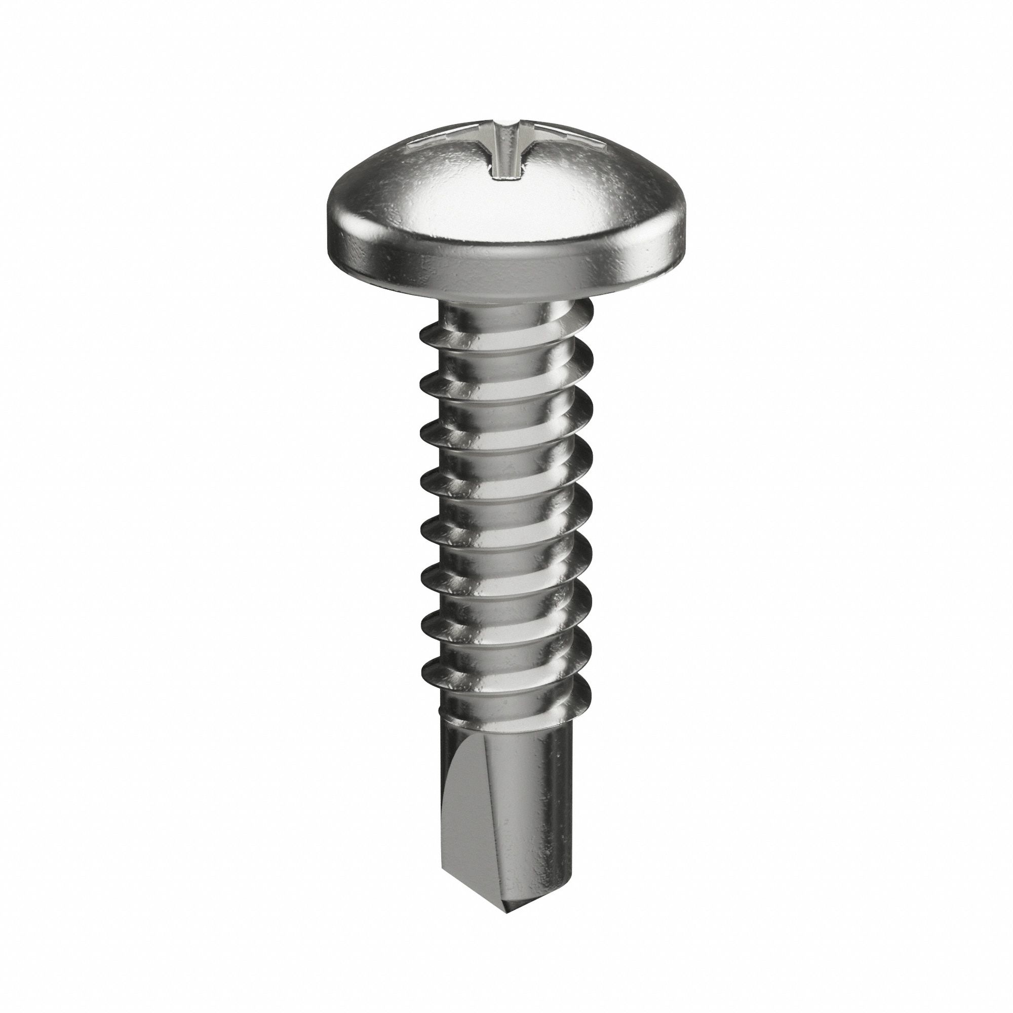 #10 Size, 1 in Lg, Self-Drilling Screw - 1WY52|U31870.019.0100 - Grainger