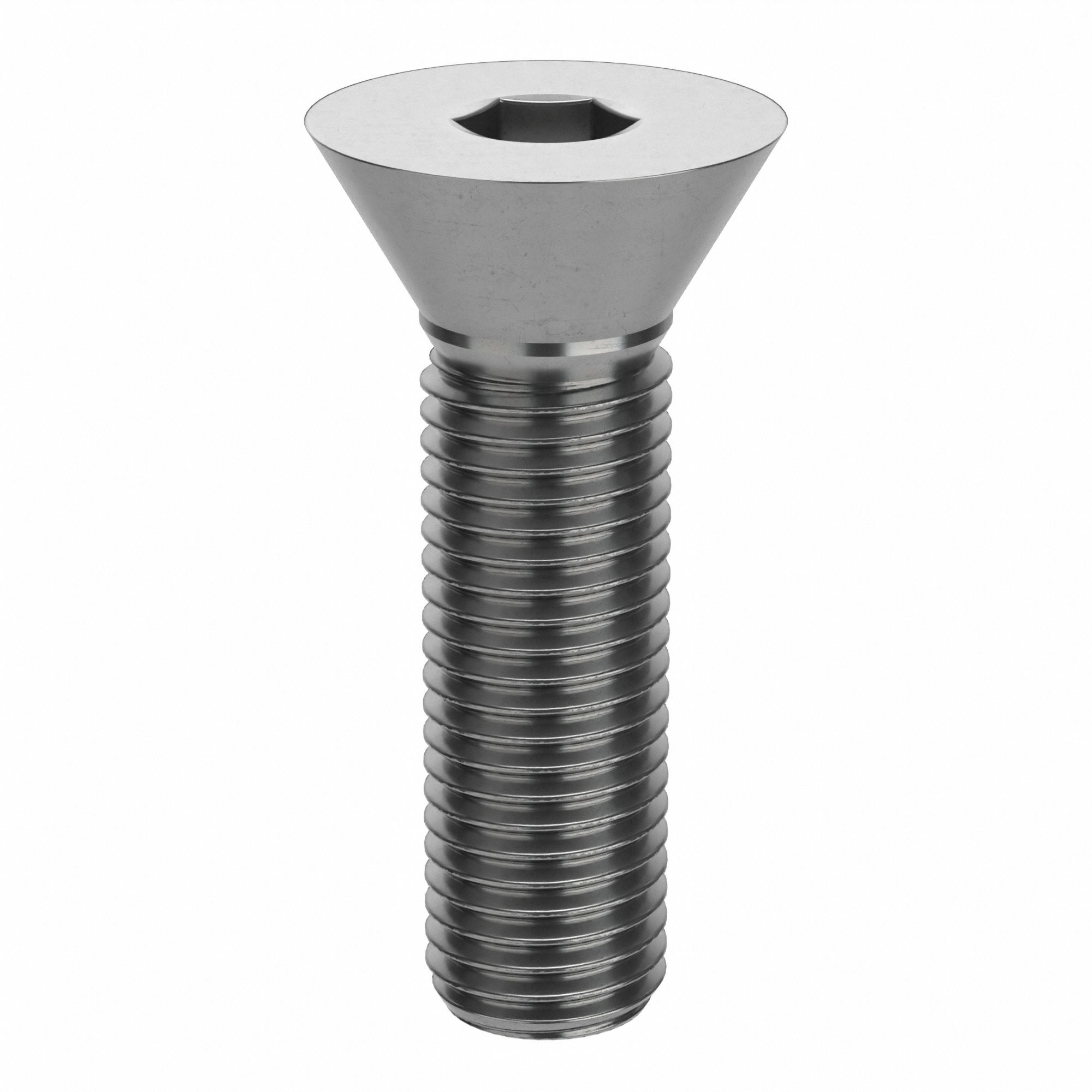 M16-2 Thread Size, 60 mm Lg, Socket Flat Head Screw - 42NN81|M51060.160 ...