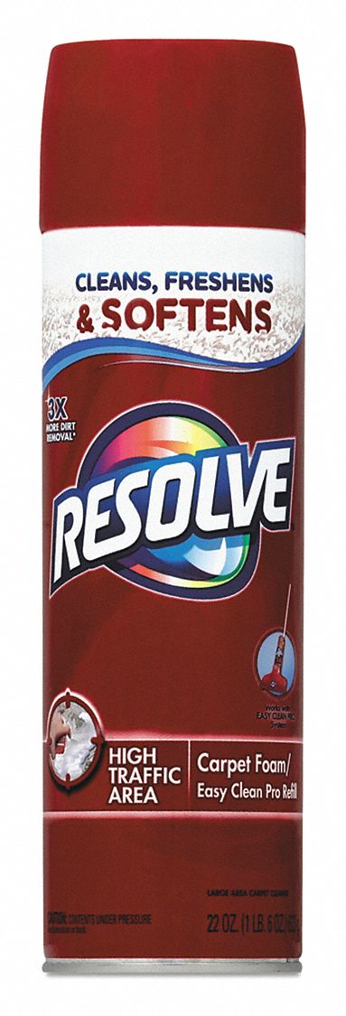 RESOLVE, Aerosol Spray Can, Unscented, Foam Carpet Cleaner - 42PA48 ...