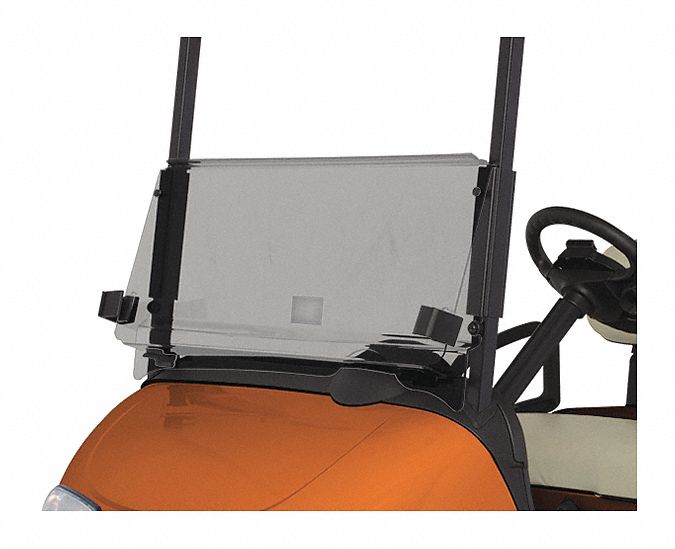 E-Z-GO, Tinted Fold Down Windshield Kit, RXV Gasketed, Tinted Fold Down ...