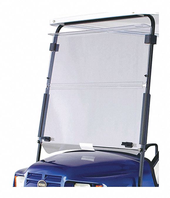E-Z-GO, Tinted Fold Down Windshield for ST, Fits E-Z-GO Brand, Tinted ...