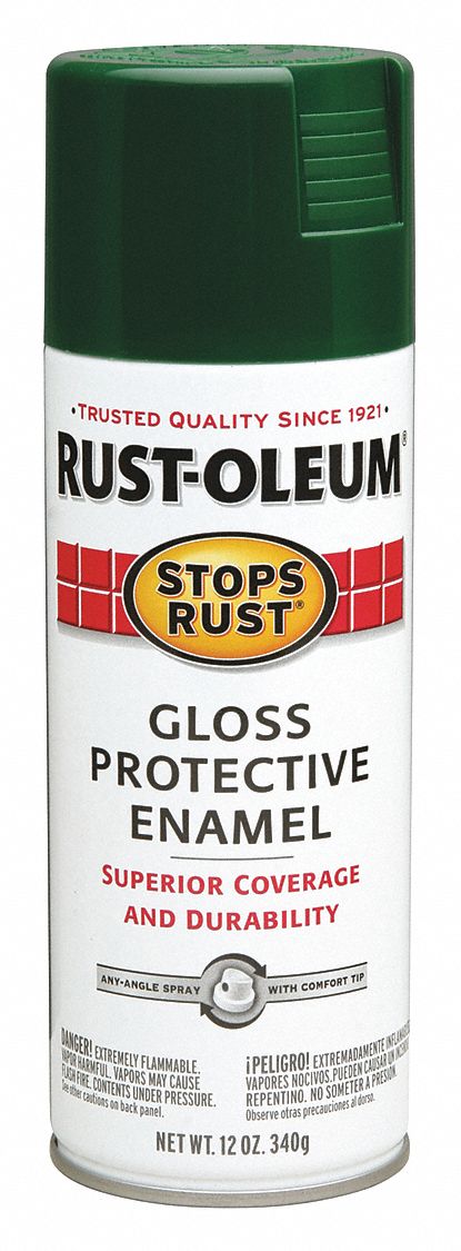 RUST-OLEUM, Greens, Metal/Wood, Spray Paint - 42PR62|7738830 - Grainger