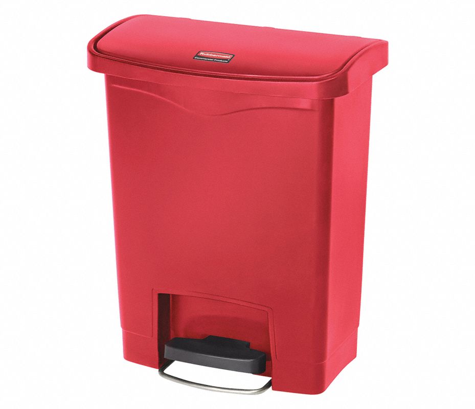 RUBBERMAID COMMERCIAL PRODUCTS Bote de Basura, Rectangular, 7 gal., 22 ...