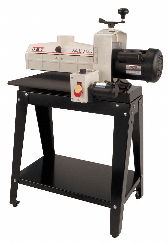 Open Stand Drum Sander,1-1/2 HP,115 V - Grainger
