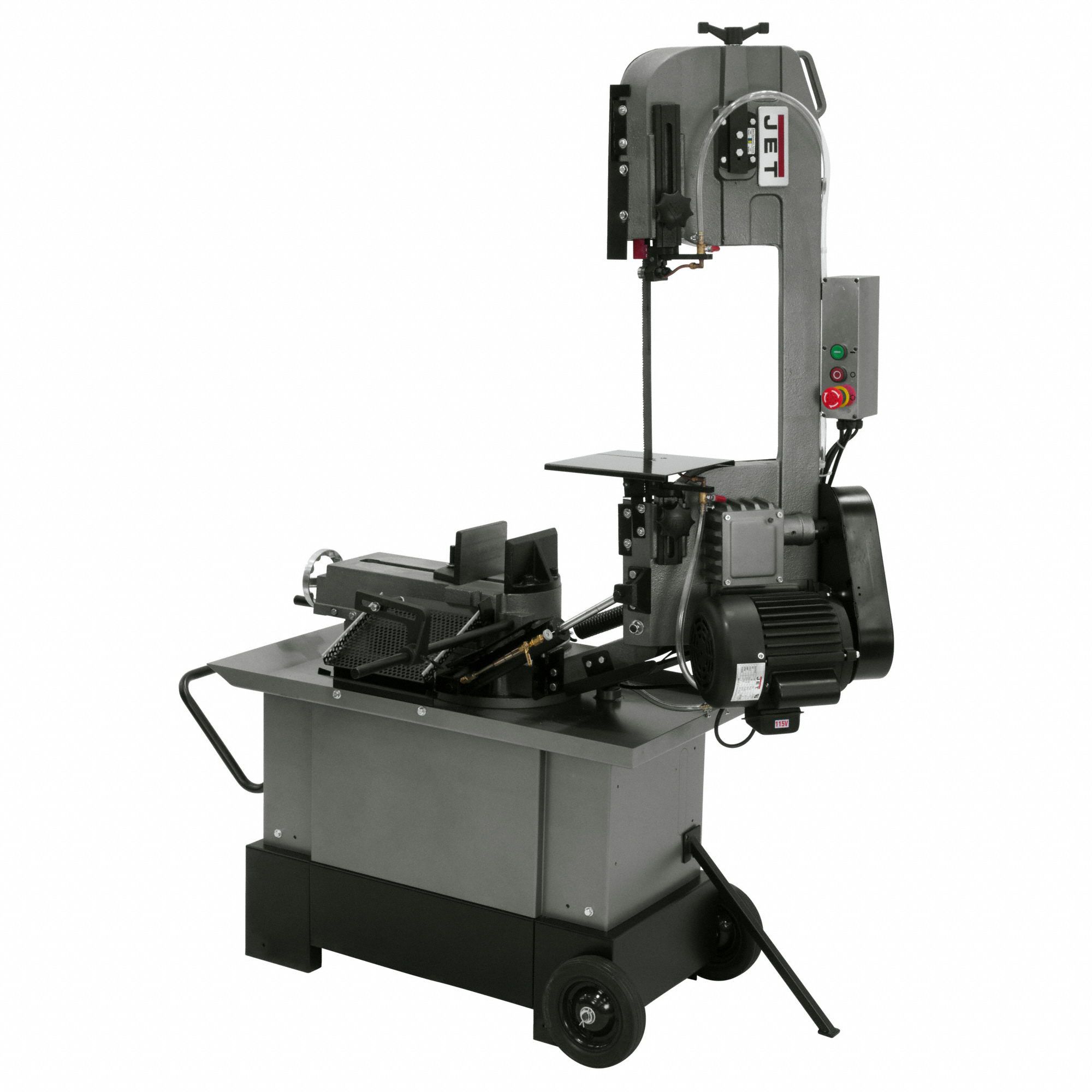 JET Band Saw: Combo Horizontal/Vertical, 115/230V AC, 7 in x 10 1/2 in ...