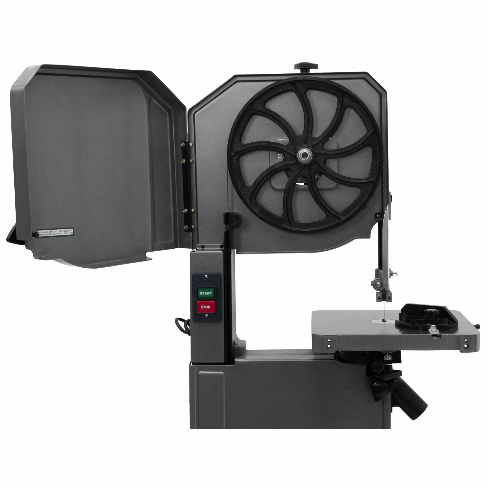 JET Band Saw: 12 in Throat Dp - Vertical, Metal: 39 to 278/Wood: 3,300 ...