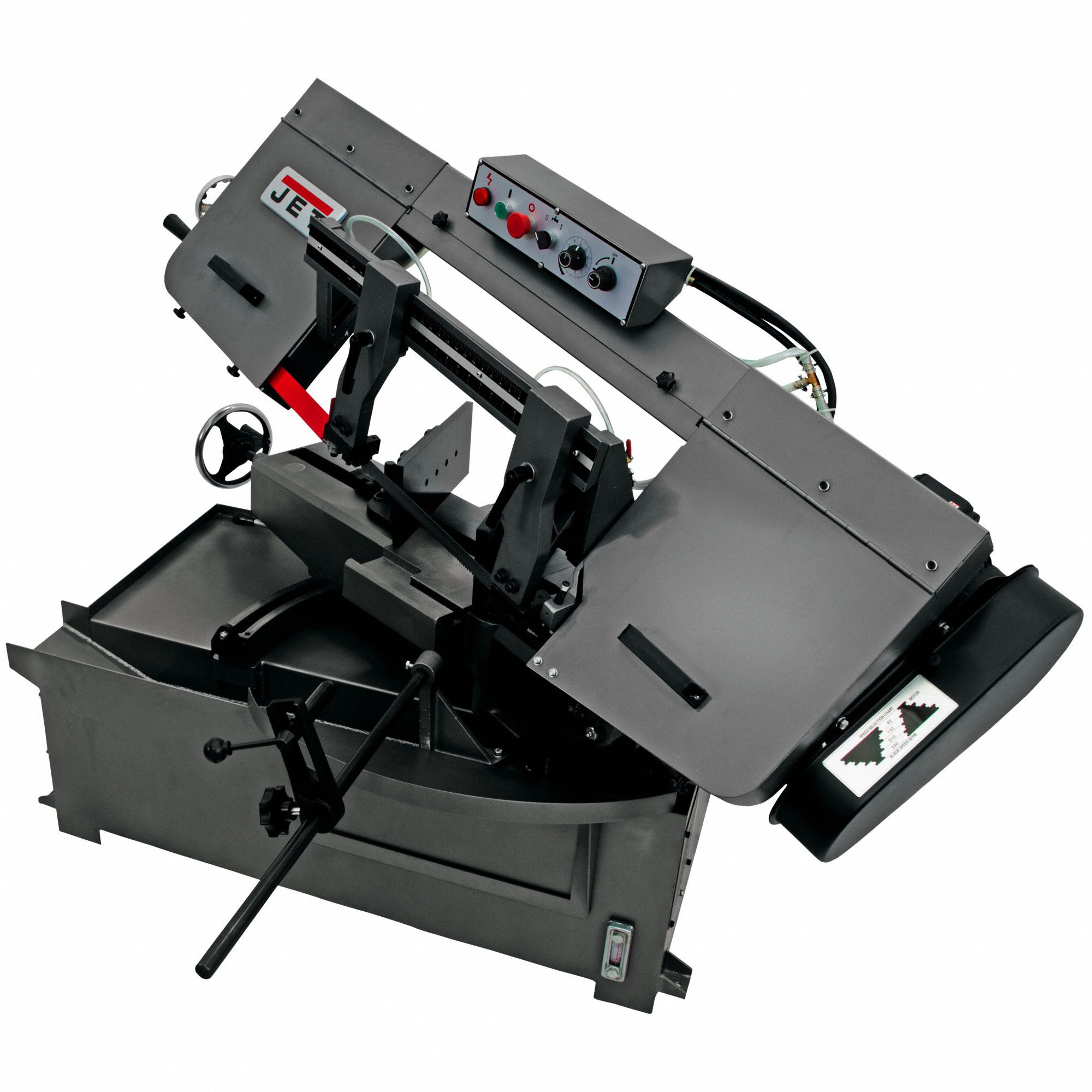 JET Band Saw: 10 in x 14 in, 82 to 330, 45° , 90°, 1 Phase - 42W933 ...
