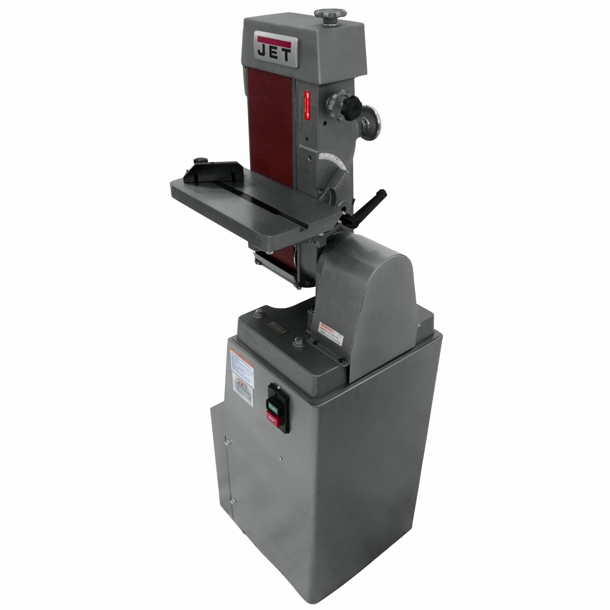 JET Industrial Belt Finishing Machine 1 1 2 Hp HP 6 X 48 Belt Size