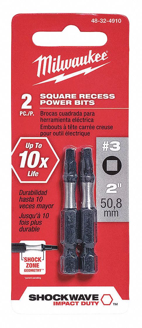 MILWAUKEE Punta de Impacto, Acero - 42WL06 | 48-32-4910 - Grainger México
