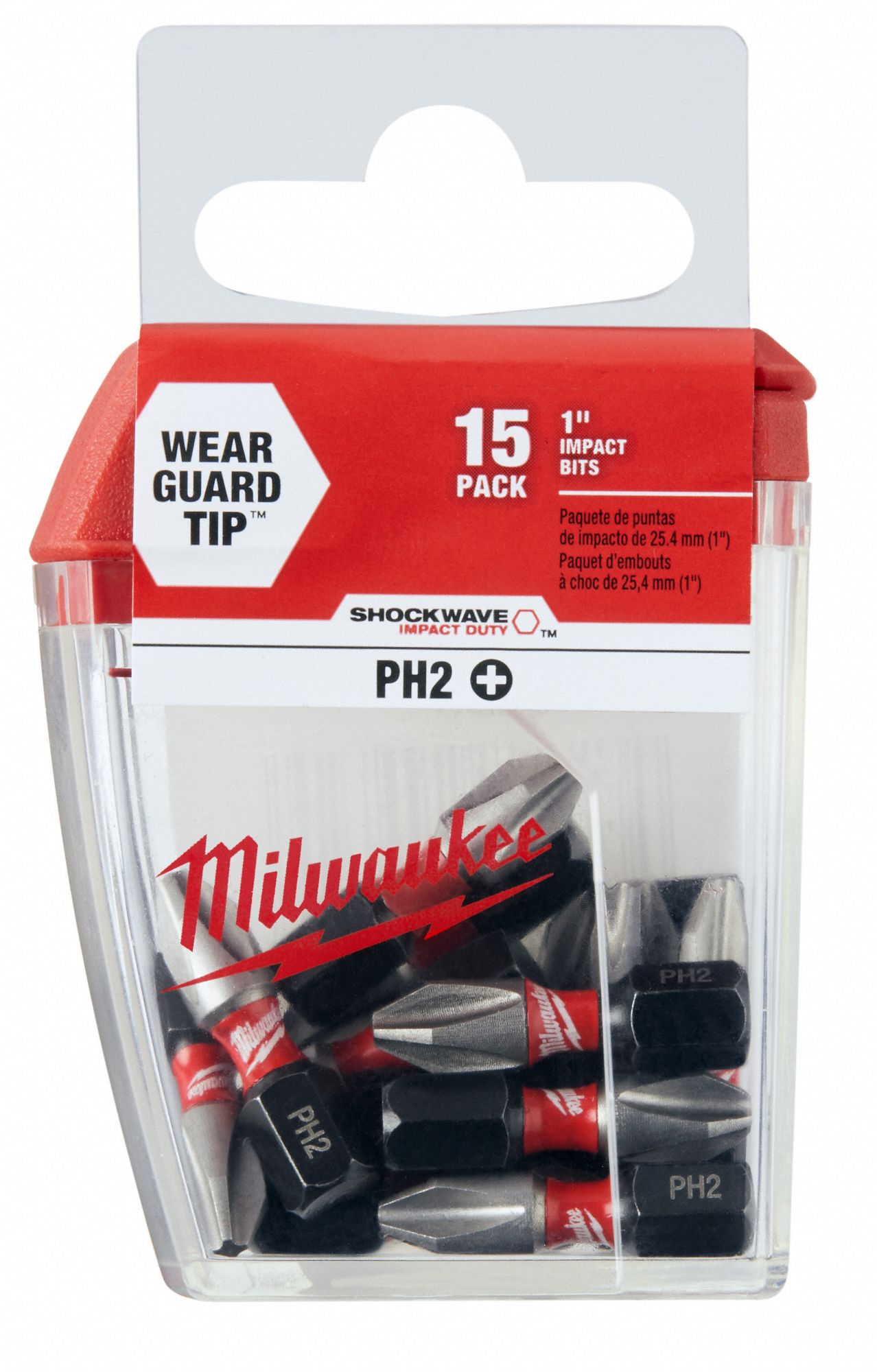 MILWAUKEE Punta de Impacto, #2, Phillips, Impacto - Puntas para ...