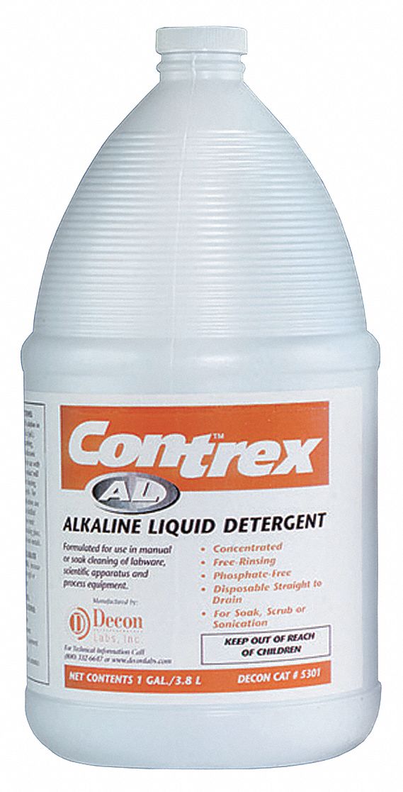 DECON LABORATORIES, 1 gal Container Size, Liquid, Detergent - 42X051 ...