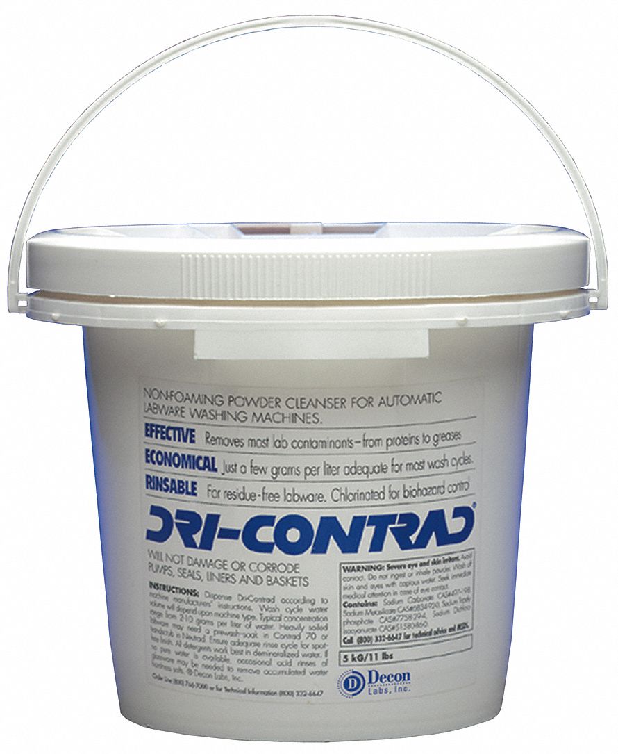 DECON LABORATORIES, 12.5 kg Container Size, Powder, Lab Cleaner ...