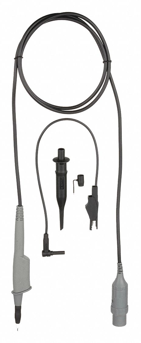 FLUKE, Volt Probe, 3.9 ft Cable Lg, Voltage Probe - 42X232|VPS410-II-G ...