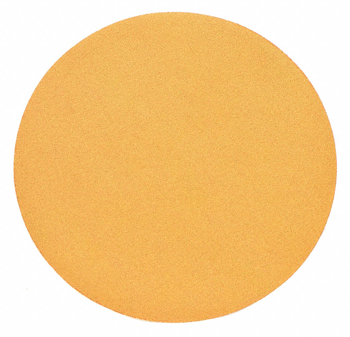 GATOR FINISHING, 6 in Dia, Non-Vacuum, Hook-and-Loop Sanding Disc ...