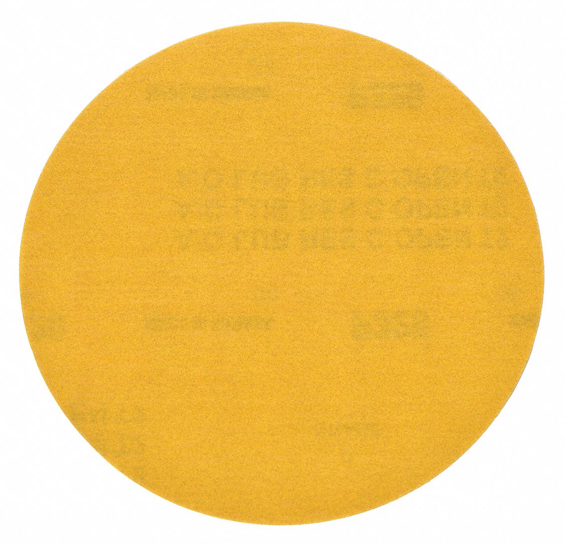 GATOR FINISHING, 6 in Dia, Non-Vacuum, Hook-and-Loop Sanding Disc ...