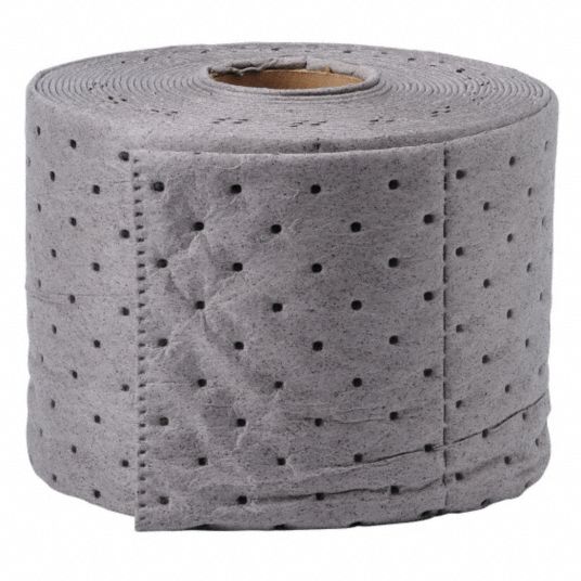 BRADY SPC ABSORBENTS, Gray, Polypropylene, Sorbent Roll - 42X730|SRP75P ...