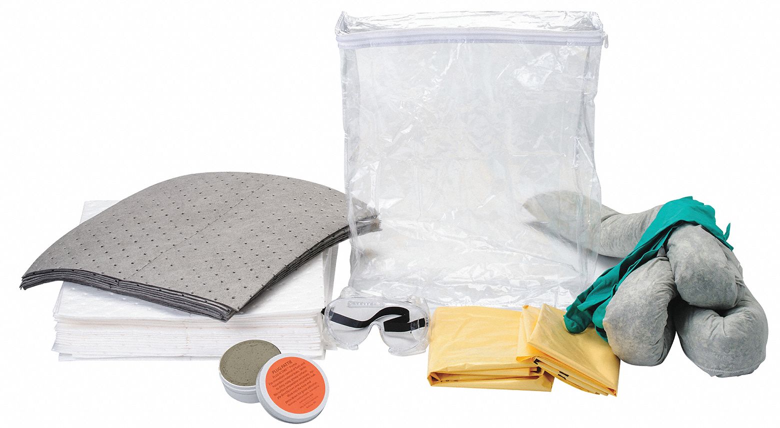 BRADY SPC ABSORBENTS, 8 gal Volume Absorbed Per Kit, 7 3/4 gal Bag ...