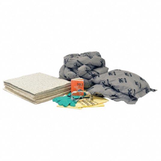 BRADY SPC ABSORBENTS, 20 gal Volume Absorbed Per Kit, 20 gal, Spill Kit Refill - 42X824|SKR20-R ...