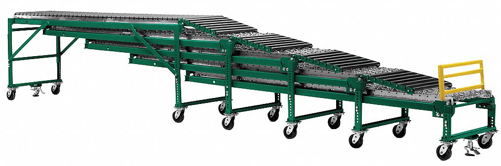 Light-Duty, 1 3/8 in Roller Dia., Telescoping Steel-Frame Roller ...