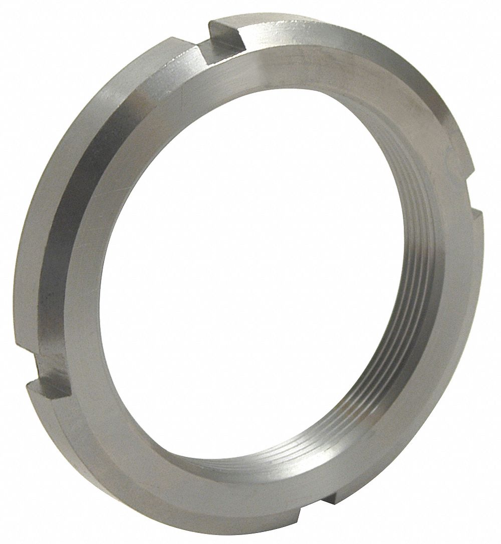 Not Graded, Plain, Locknut, 52mm OD, 7mm W - 42XU99|KM07 - Grainger