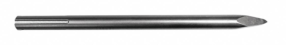 CENTURY DRILL AND TOOL, 12 in Overall Lg, SDS Max Bull Point Chisel,12 ...