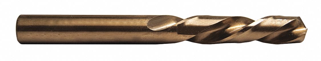 CENTURY DRILL AND TOOL, #18 Drill Bit Size, Left Hand Cobalt Jobber ...