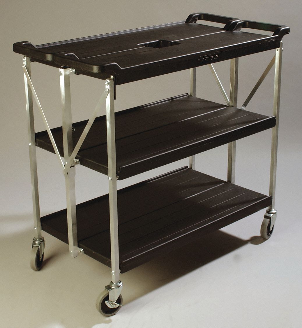 CARLISLE, Fold N Go Cart 20 in x 31 in - Black - 42ZY58|SBC203103 ...