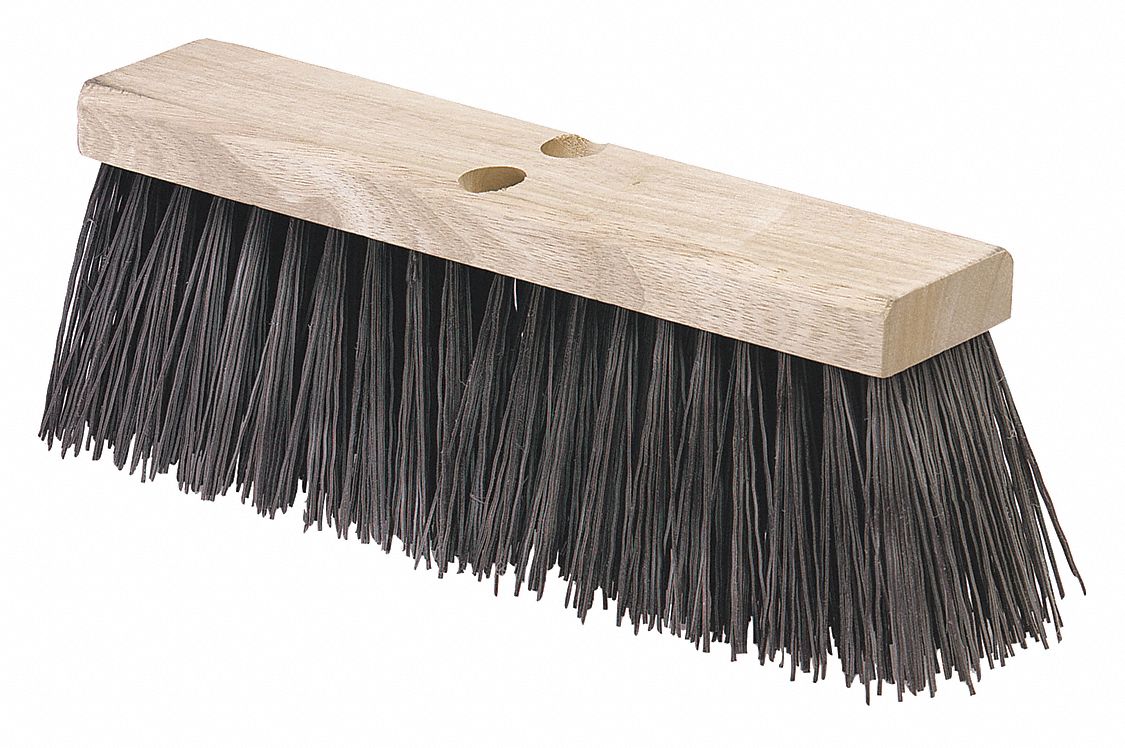 CARLISLE, 6, PK, Heavy Polypropylene Sweep,Brown,18in,PK6 - 42ZY91 ...