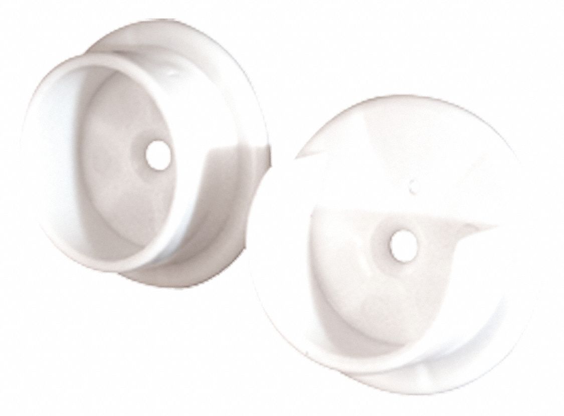 1 3/8 in Rod Dia, Nylon, Closet Rod Sockets - 430V57|N 6654 - Grainger
