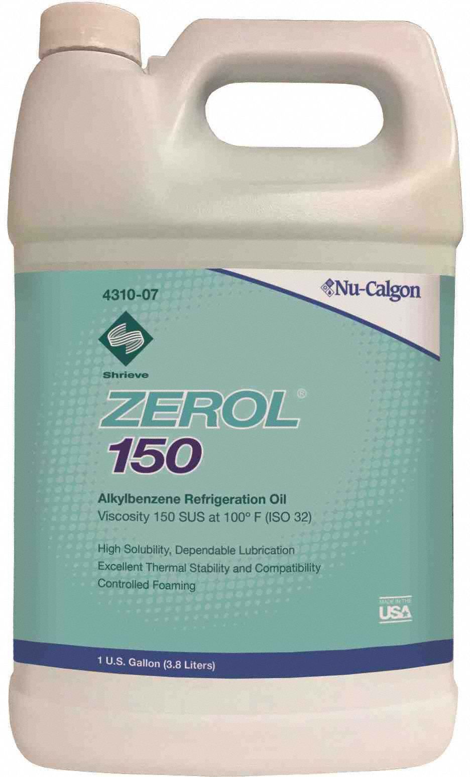NU-CALGON Lubricante de Refrigeración,1 gal. - 22NV50 | 4310-07 ...