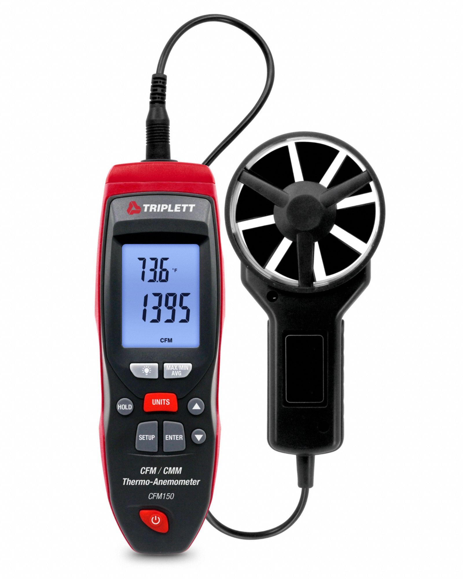 CFM/CMM Thermo-Anemometer + RH - Grainger