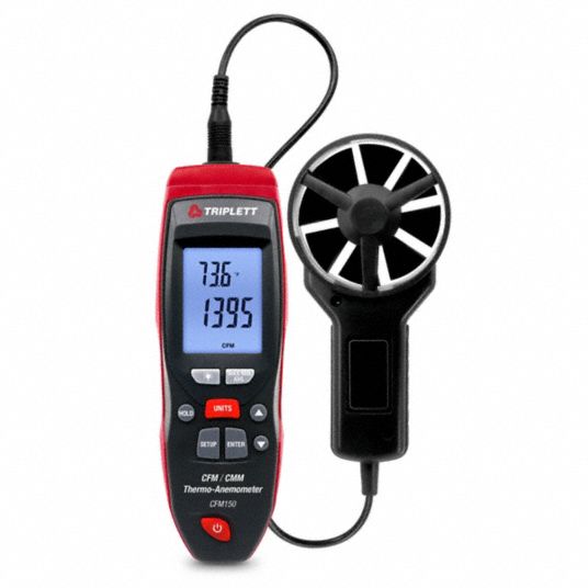 CFM/CMM Thermo-Anemometer + RH - Grainger